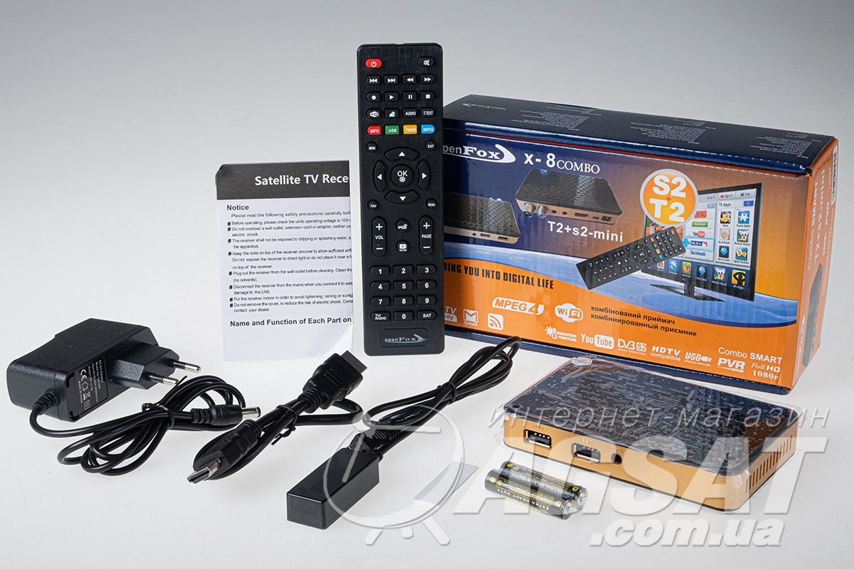 Комбо-ресивер OpenFox X8 COMBO HD: ціна 625 грн. OpenFox X8 COMBO HD Київ, Україна