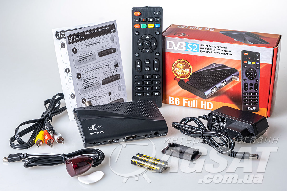 Спутниковый ресивер uClan B6 Full HD: отзывы, цена, купить U2C B6 в Киеве.