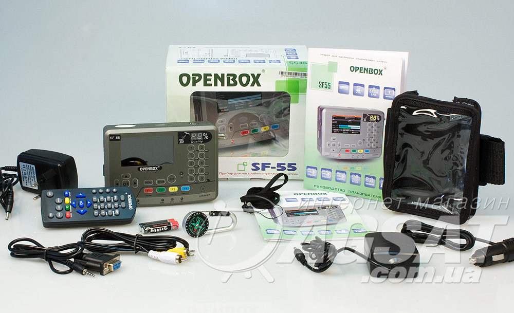 Прибор для настройки спутниковых антенн Openbox SF-55: цена, купить Openbox SF-55