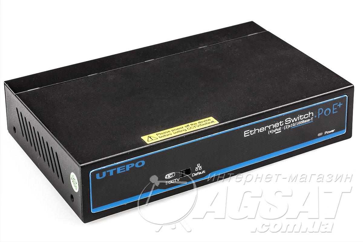 Switch POE Utepo UTP3-SW04-TP60 4*100Mbit