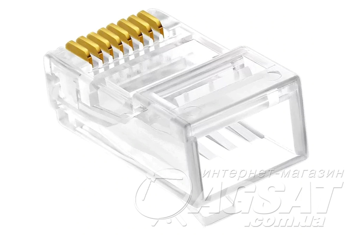 Коннектор RJ-45 : цена 4 грн., купить разъем RJ-45 в Киеве.
