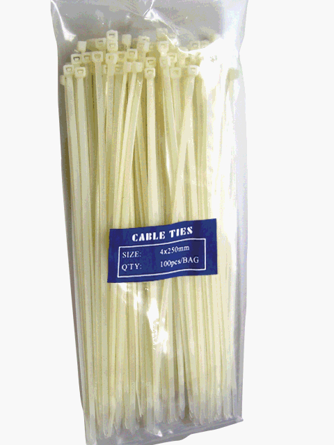 Хомуты-стяжки пластиковые 200x4 мм: цена 68 грн., купить 200x4 мм в Киеве.