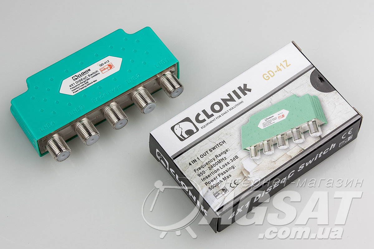 DiSEqC 2.0 4x1 Clonik GD-41Z