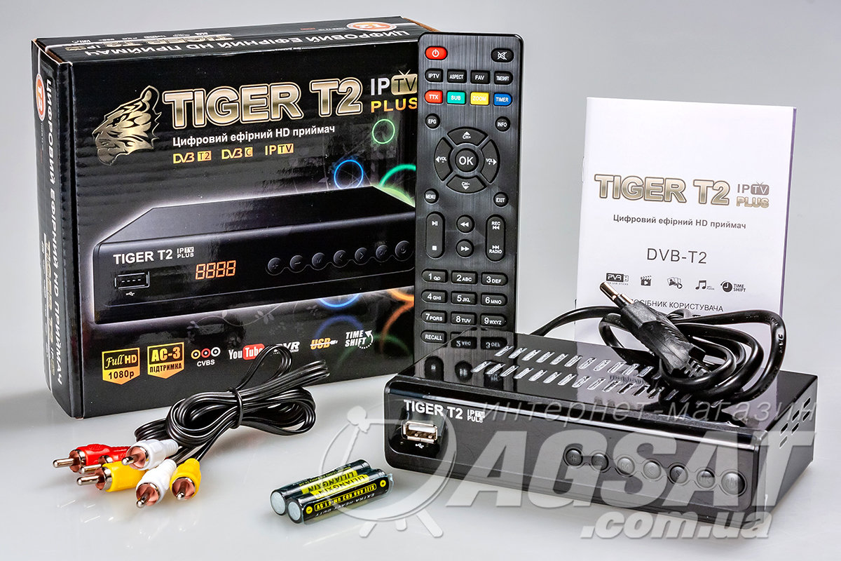 TIGER T2 IPTV PLUS за 335 грн. - тюнер Т2. Лучшая Цена Киев, Украина