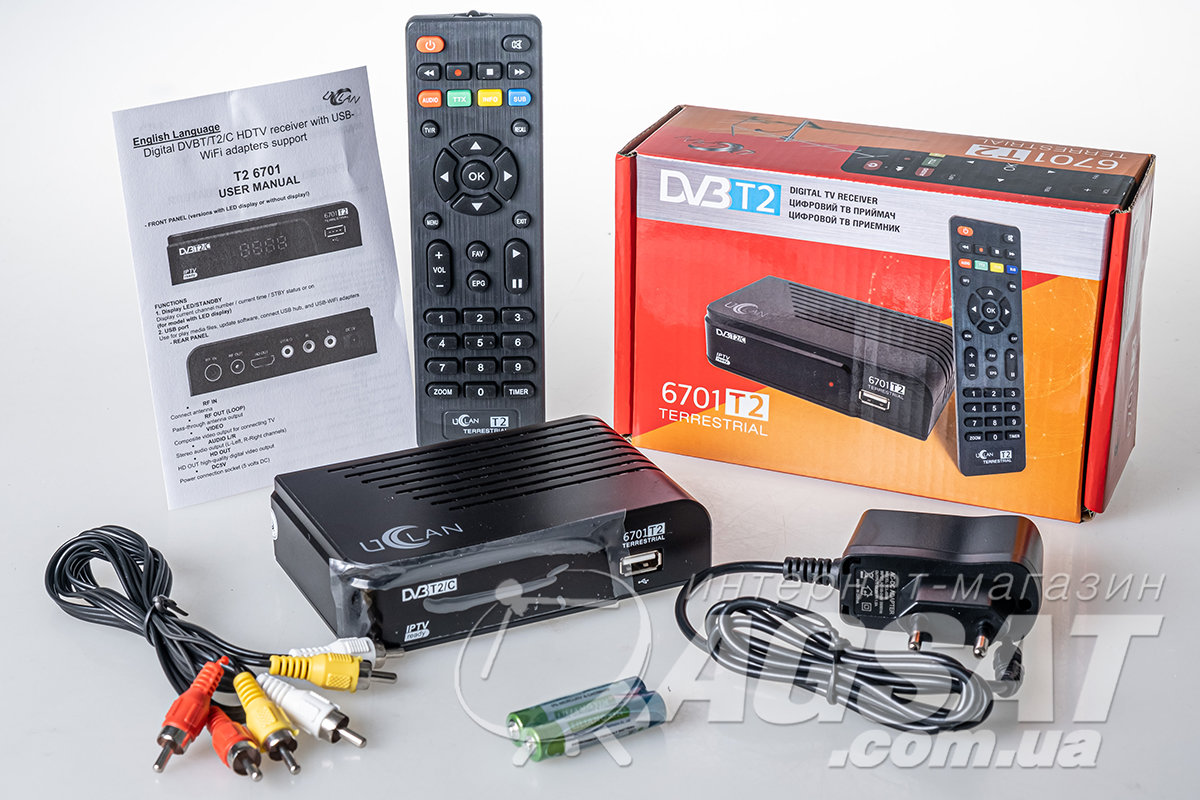 Т2 тюнер uClan 6701 T2 HD: цена 499 грн., купить uClan 6701 T2 HD в Киеве