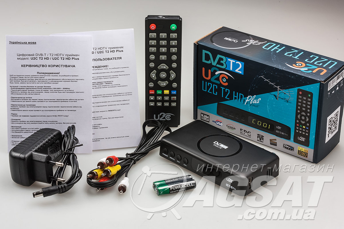 Цифровой эфирный Т2 приемник U2C T2 HD Plus: отзывы, цена, купить U2C ...
