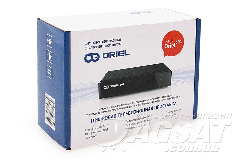 Цифровая телевизионная приставка Oriel 301 T2: отзывы, цена, купить ...