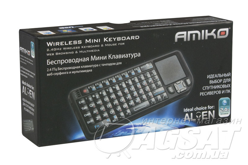 Amiko WLK-100 - беспроводная мини клавиатура