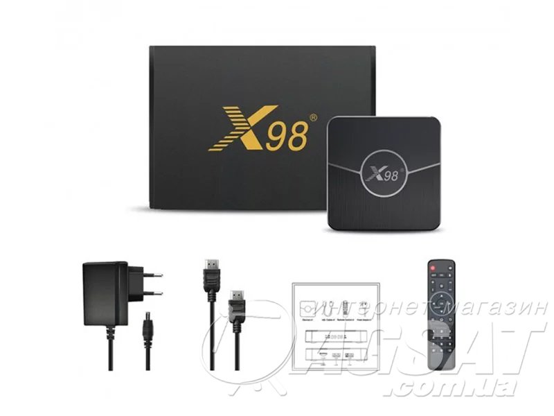 Смарт приставка X98 Plus - Купити в Києві і всій Україні [Ціна], Відгуки