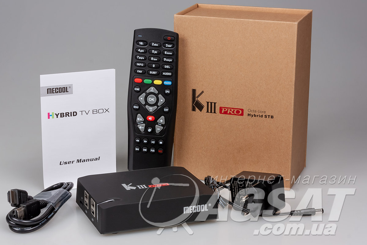 Android ТВ бокс MECOOL KIII Pro DVB-S2/T2/C: цена, купить KIII Pro в Киеве.