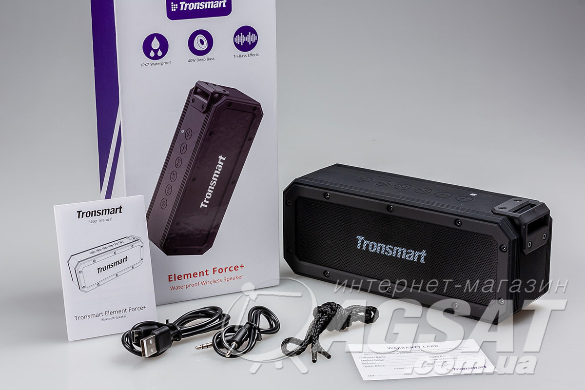 Bluetooth колонка Tronsmart Element Force Plus: цена 1 896 грн., купить ...