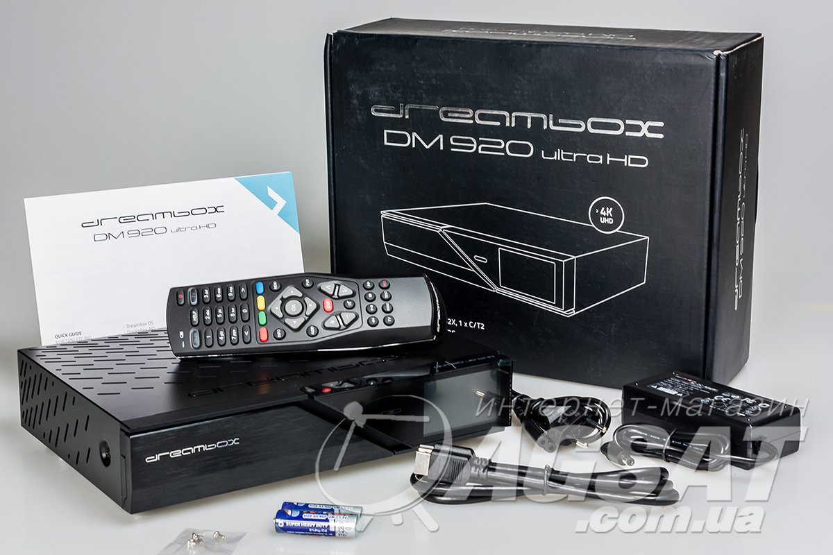 Супутниковий ресивер Dreambox DM920 UHD Triple: ціна, купити Dreambox ...