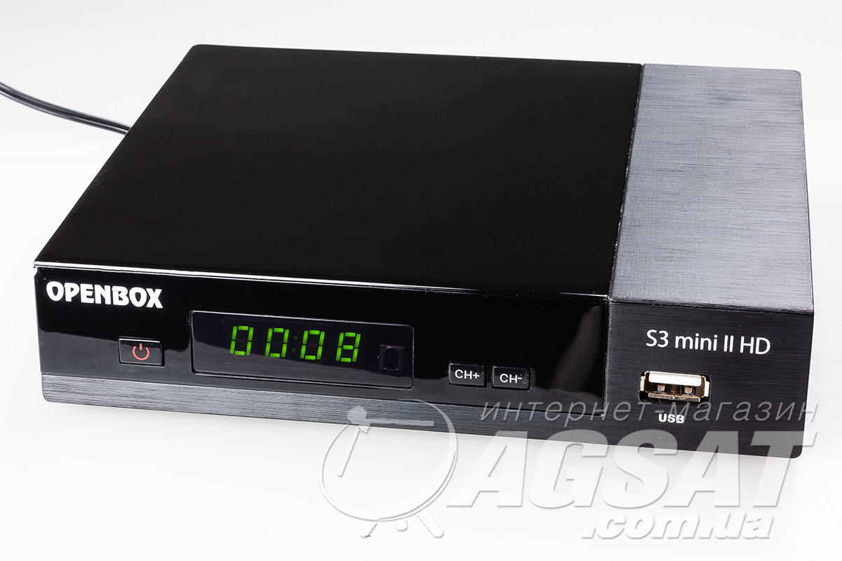Openbox S3 Mini II - Супутниковий ТВ тюнер. Ціна, купити Openbox S3 Mini II в Києві.