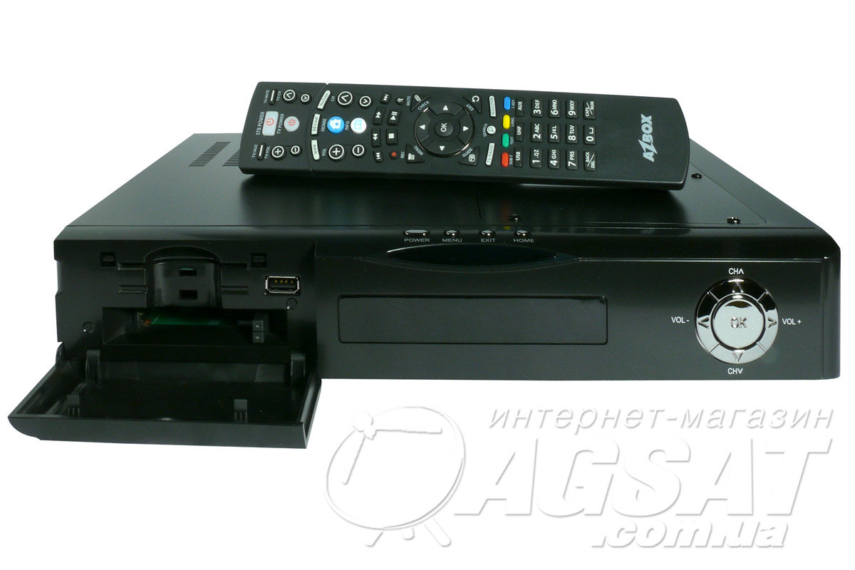 Спутниковый ресивер AzBox HD Premium Plus: цена, купить AzBox Premium+.