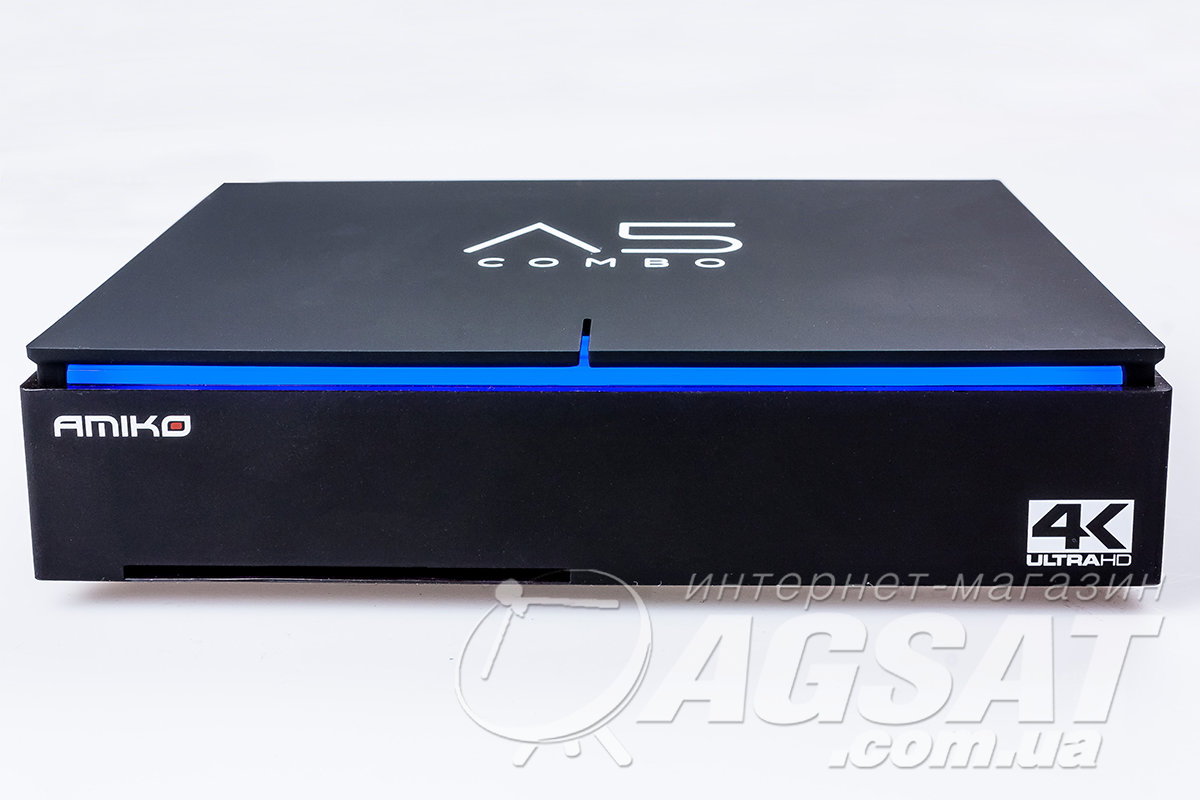 Спутниковый ресивер на Android Amiko A5 Combo 4K: цена 2 118 грн., купить Amiko A5 Combo в Киеве.