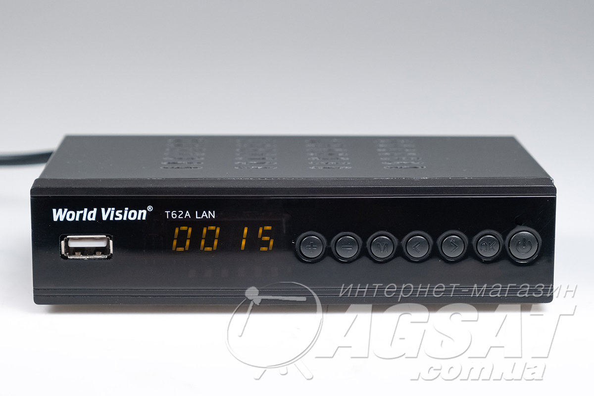 World Vision T62A LAN (обучаемый пульт) за 575 грн. - тюнер Т2. Лучшая ...