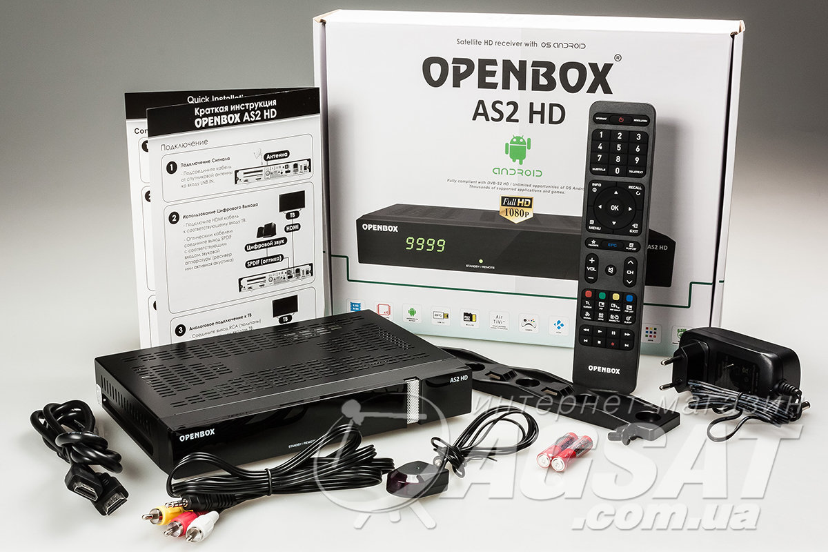Спутниковый ресивер на Android Openbox AS2 HD: цена, купить Openbox AS2 в Киеве.