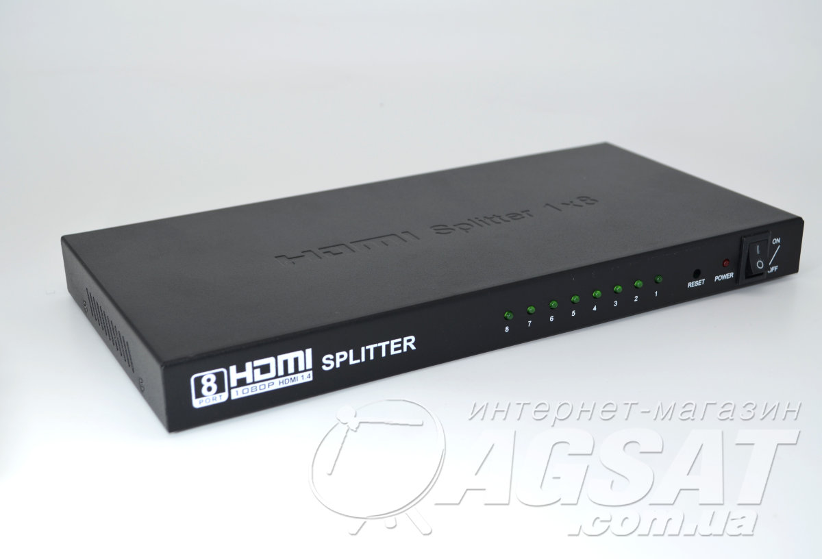 HDMI сплиттер 1x8