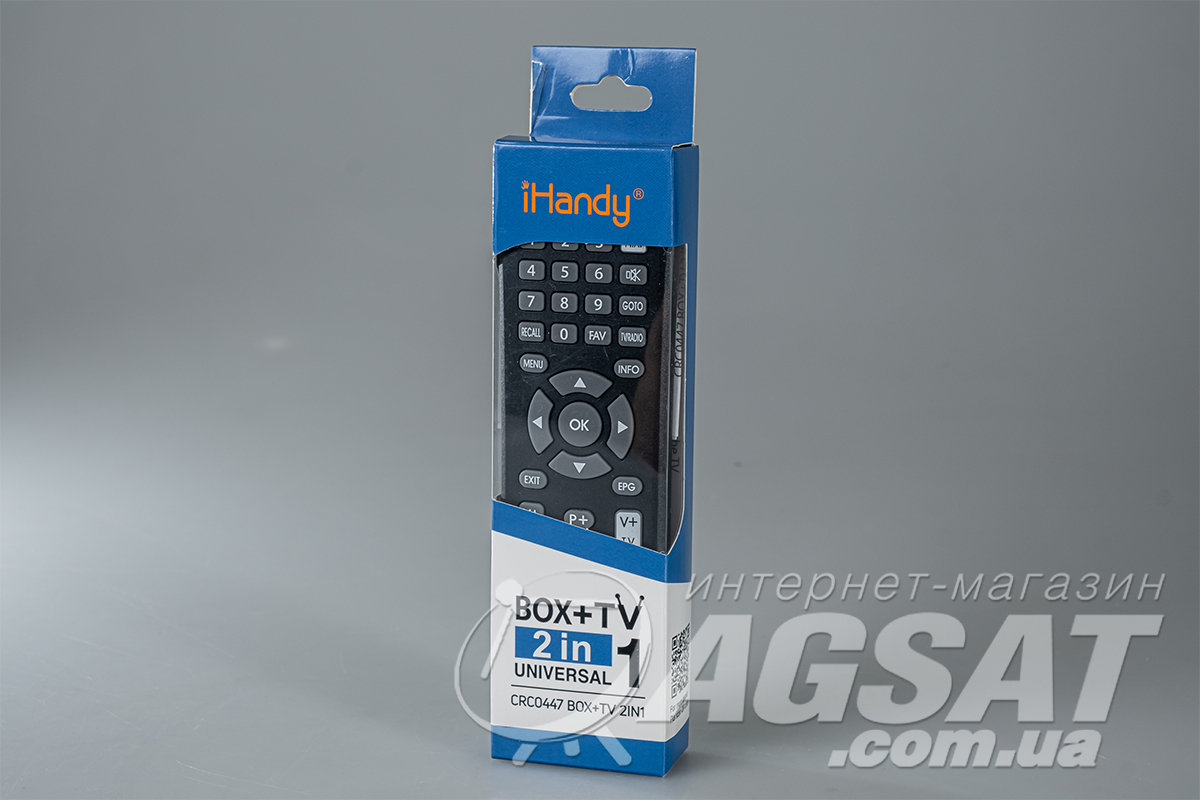 Универсальный Пульт iHandy CRC0447 для телевизора и Т2 тюнера: цена 99 ...