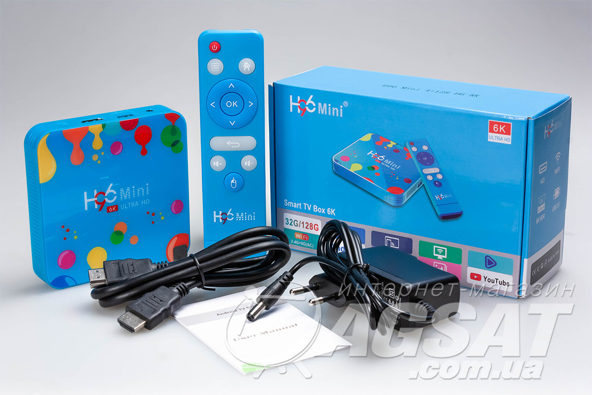 TV Android Box H96 Mini H6: цена 1 399 грн., купить H96 Mini H6 в Киеве