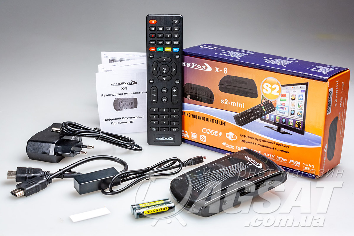 Супутниковий тюнер OpenFox X8 HD: ціна 600 грн., купити OpenFox X8 HD в Києві.