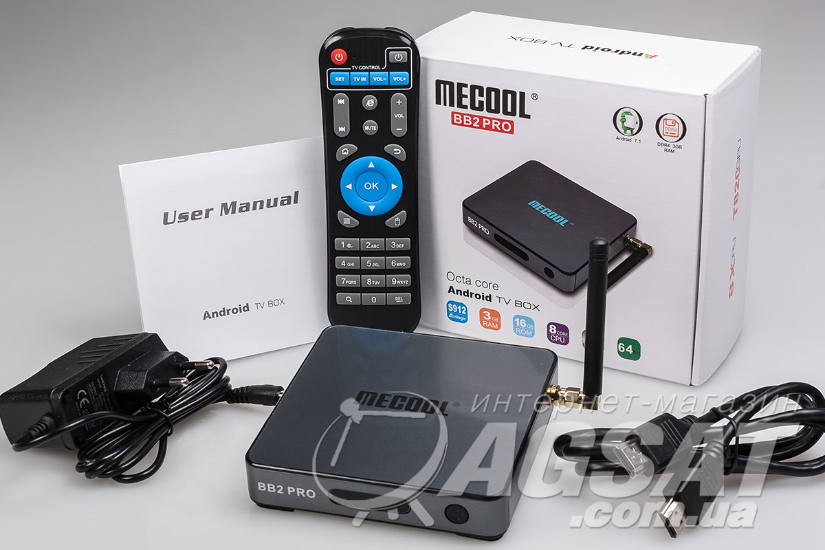MECOOL BB2 Pro Android TV Box: купить Smart TV приставку в Киеве, Украине