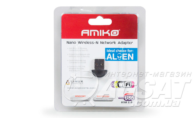 Amiko Nano WiFi Stick - беспроводной USB-адаптер