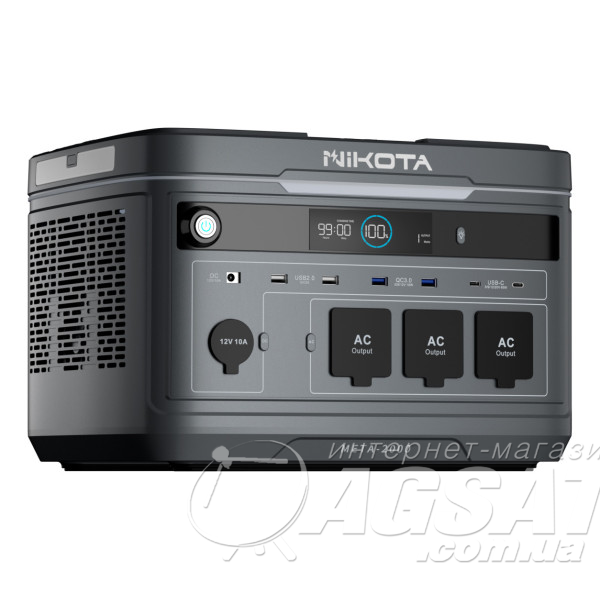 Зарядна станція NIKOTA META-2000 2016Wh/2300W/4000W (NCM акумулятор), з ...