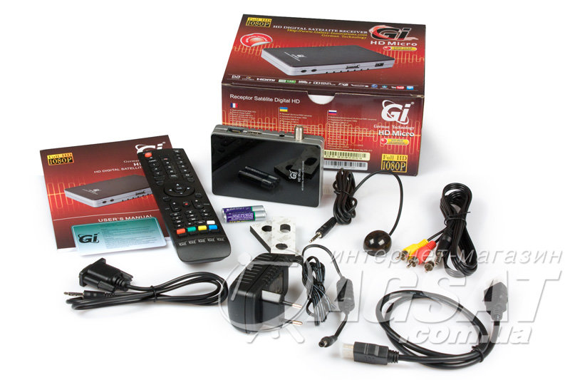 Спутниковый ресивер GI HD Micro: цена, купить GI HD Micro