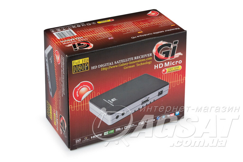 Спутниковый ресивер GI HD Micro: цена, купить GI HD Micro