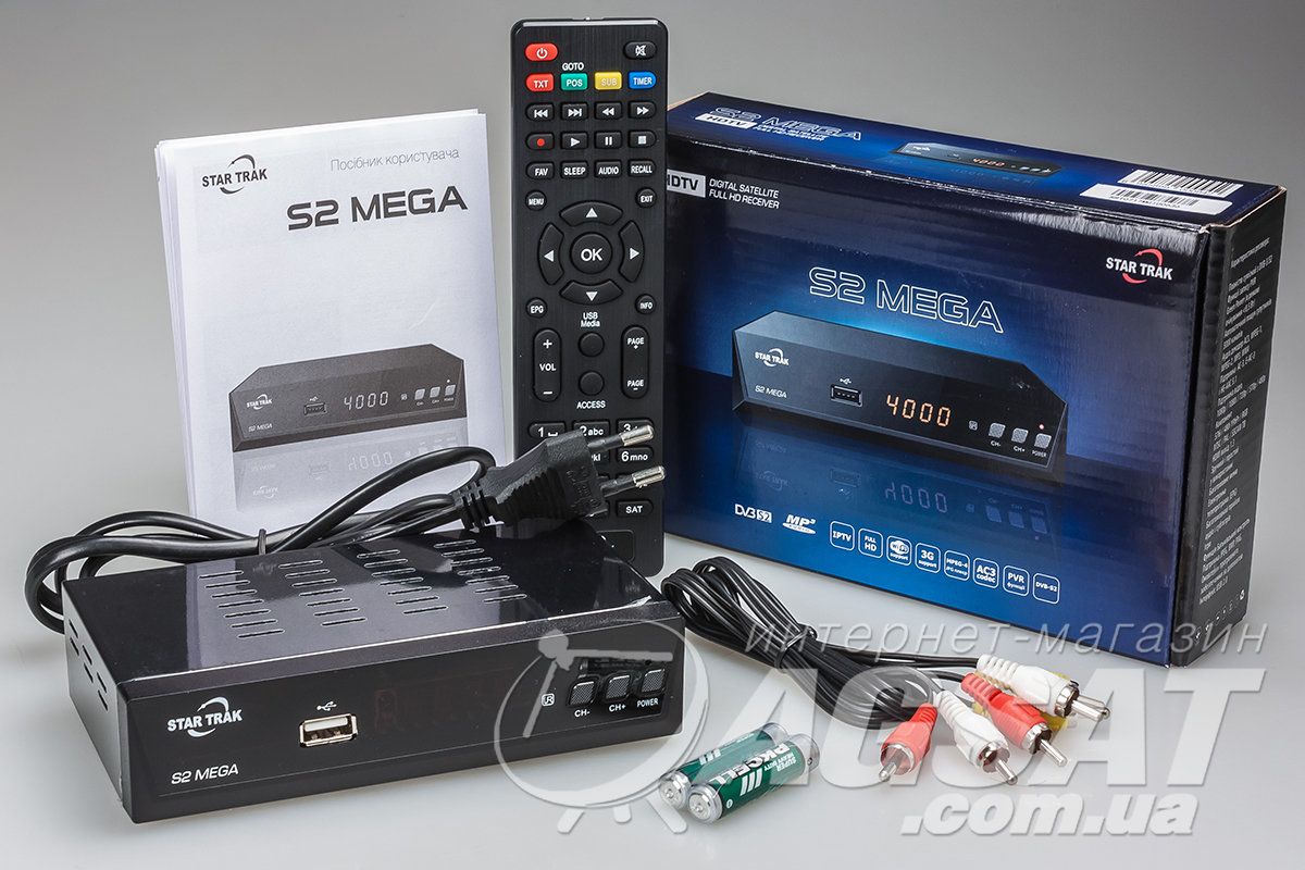 Спутниковый ресивер S2 Mega: цена, купить StarTrack S2 Mega в Киеве.