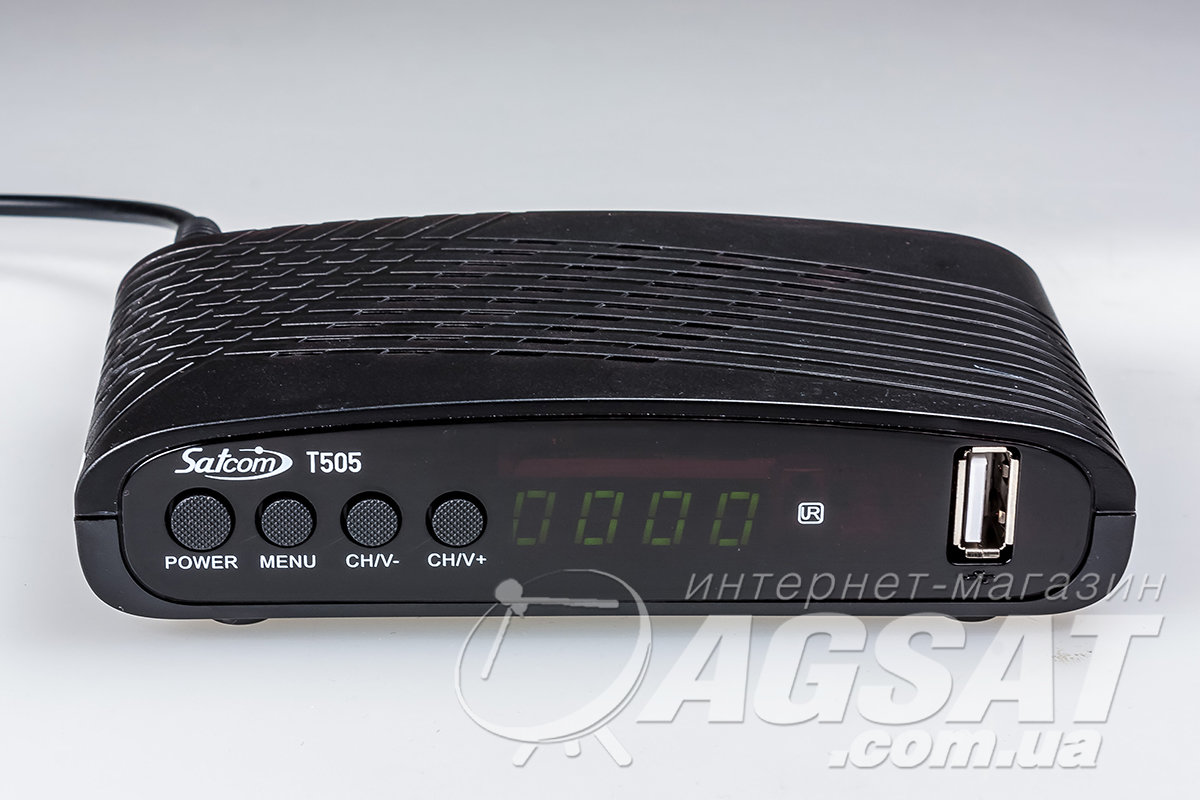 399 грн. за Satcom T505 DVB-T2 приставка по низкой цене Киев, Украина.