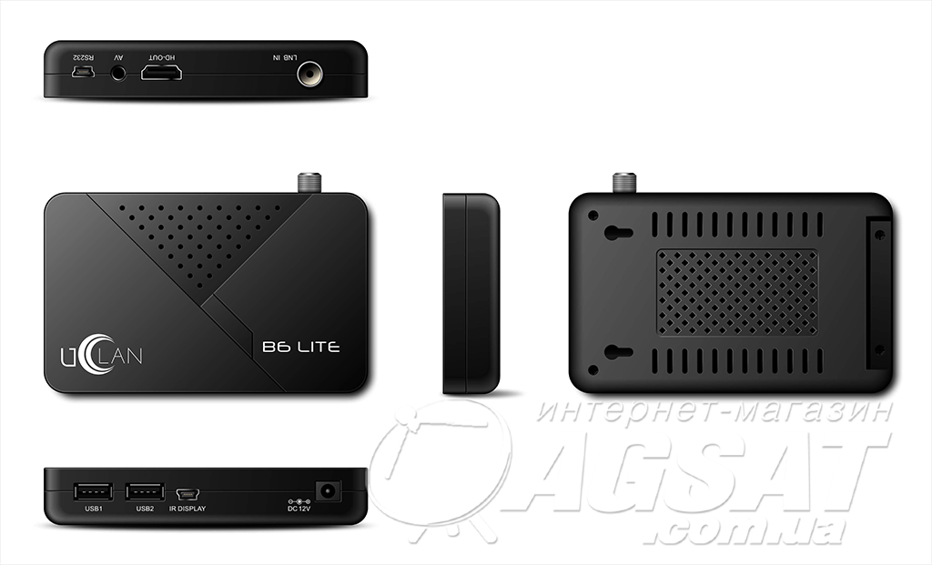 Спутниковый ресивер uClan B6 LITE: отзывы, цена, купить uClan B6 LITE в Киеве.