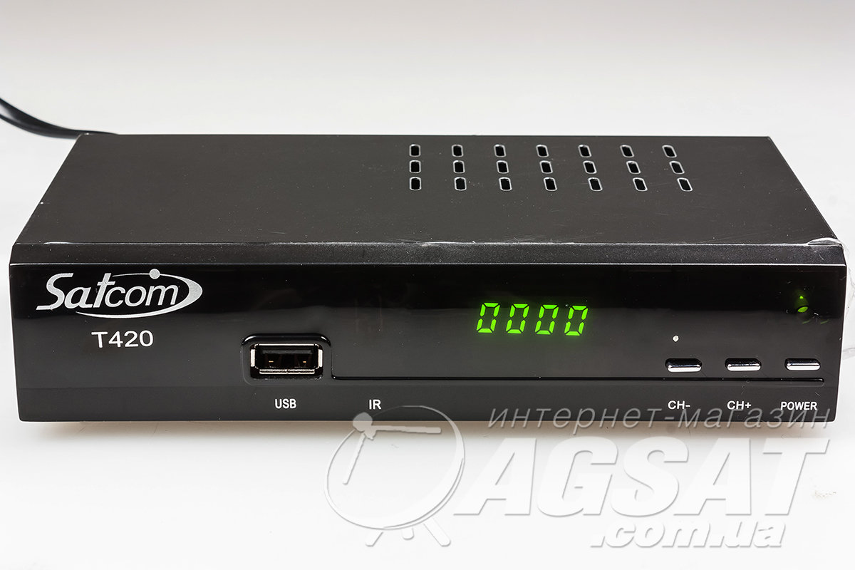 Satcom T420 IPTV DVB-T2 за 359 грн. - эфирная Т2 приставка по низкой ...