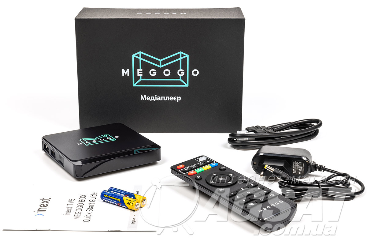 iNeXT TV5 MEGOGO BOX - Купить ТВ приставку. Цена iNeXT TV5 MEGOGO BOX в ...