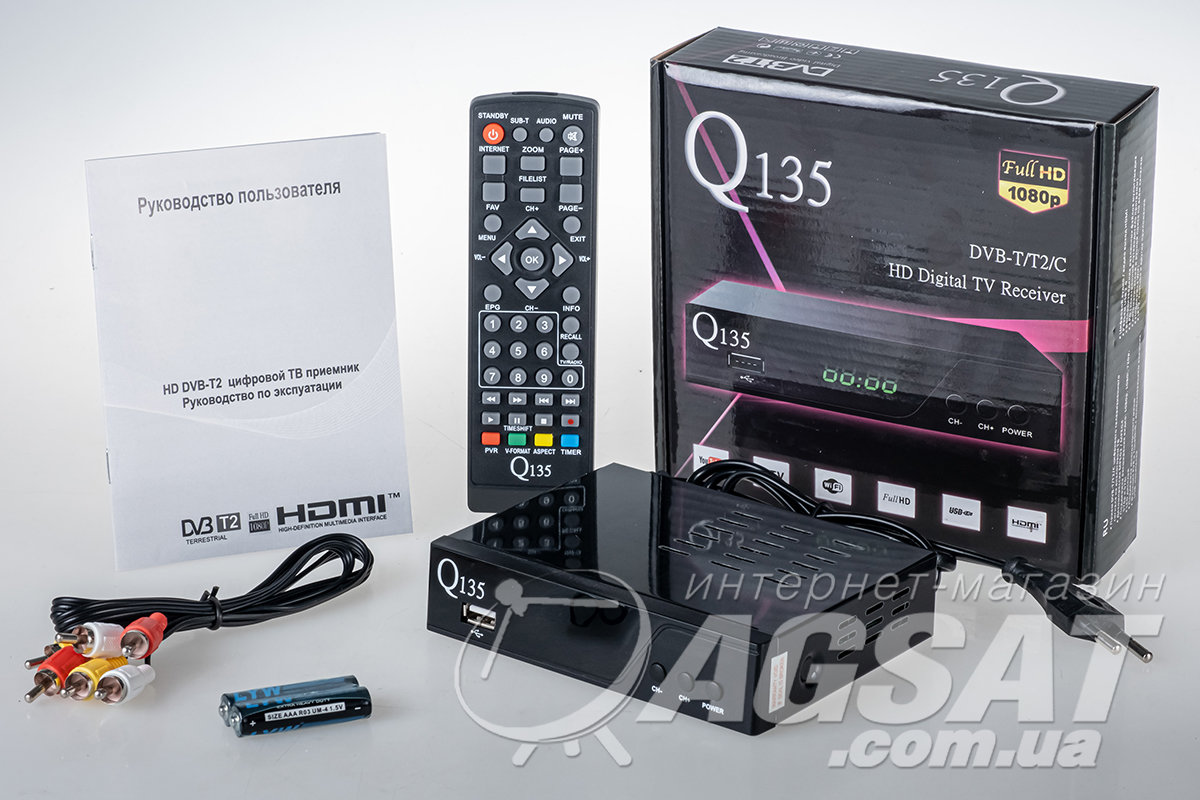 Цифровой эфирный Т2 приемник Q-Sat Q135: отзывы, цена, купить Q-Sat ...