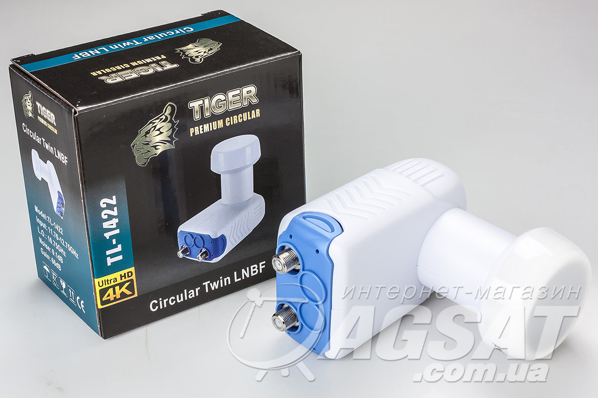 Конвертор для спутниковой антенны TWIN Circular Tiger TL1422: цена ...