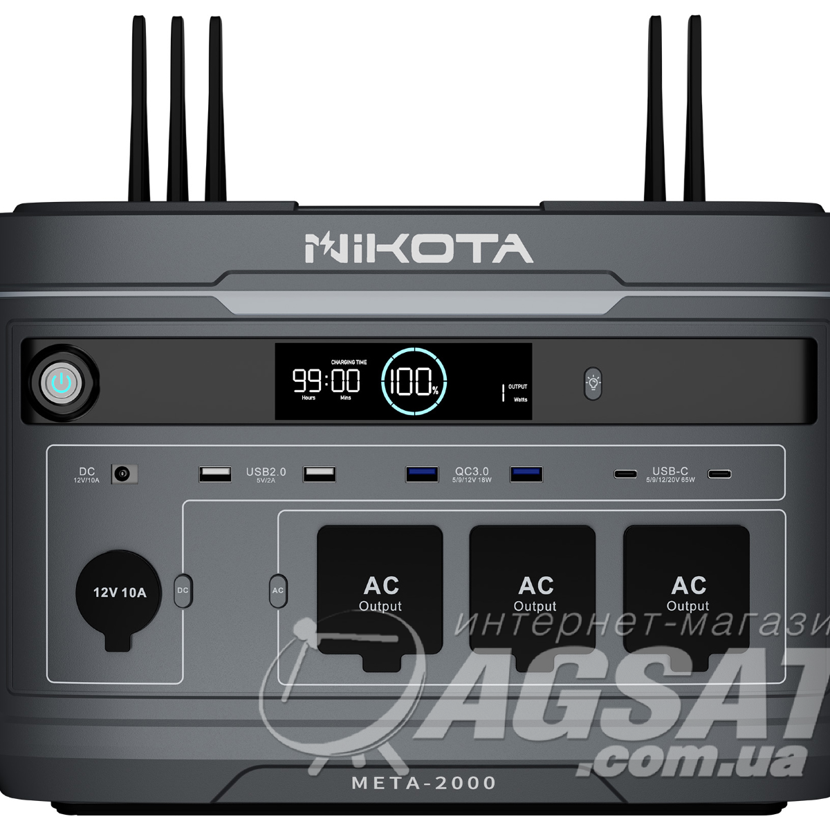 Зарядная электростанция NIKOTA META-2000-NCM-4G