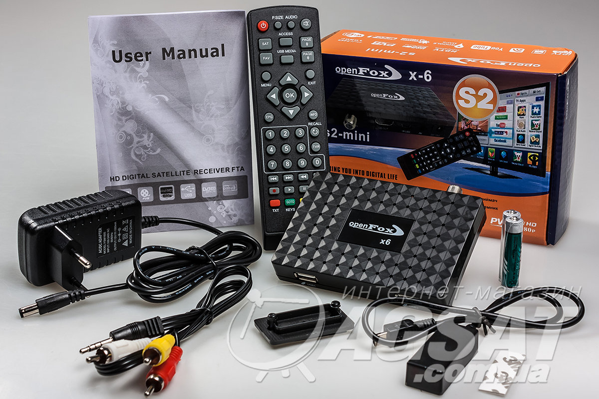 Спутниковый ресивер OpenFox X6 HD: отзывы, цена, купить OpenFox X6 в Киеве.