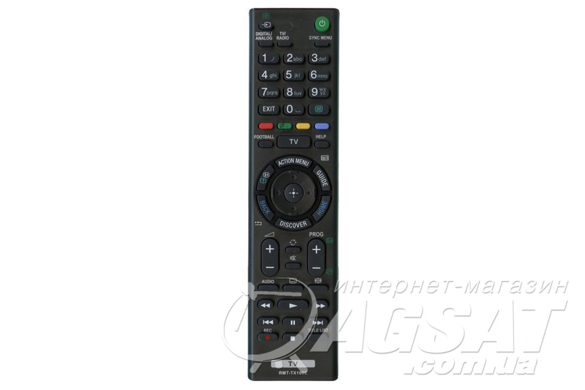Купить пульт для телевизора Sony: Пульт SONY RMT-TX100E в Agsat.com.ua