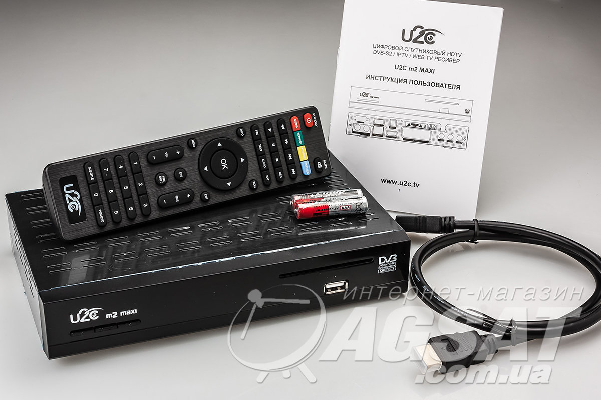 Спутниковый HD ресивер U2C m2 Maxi: цена, купить U2C m2 Maxi