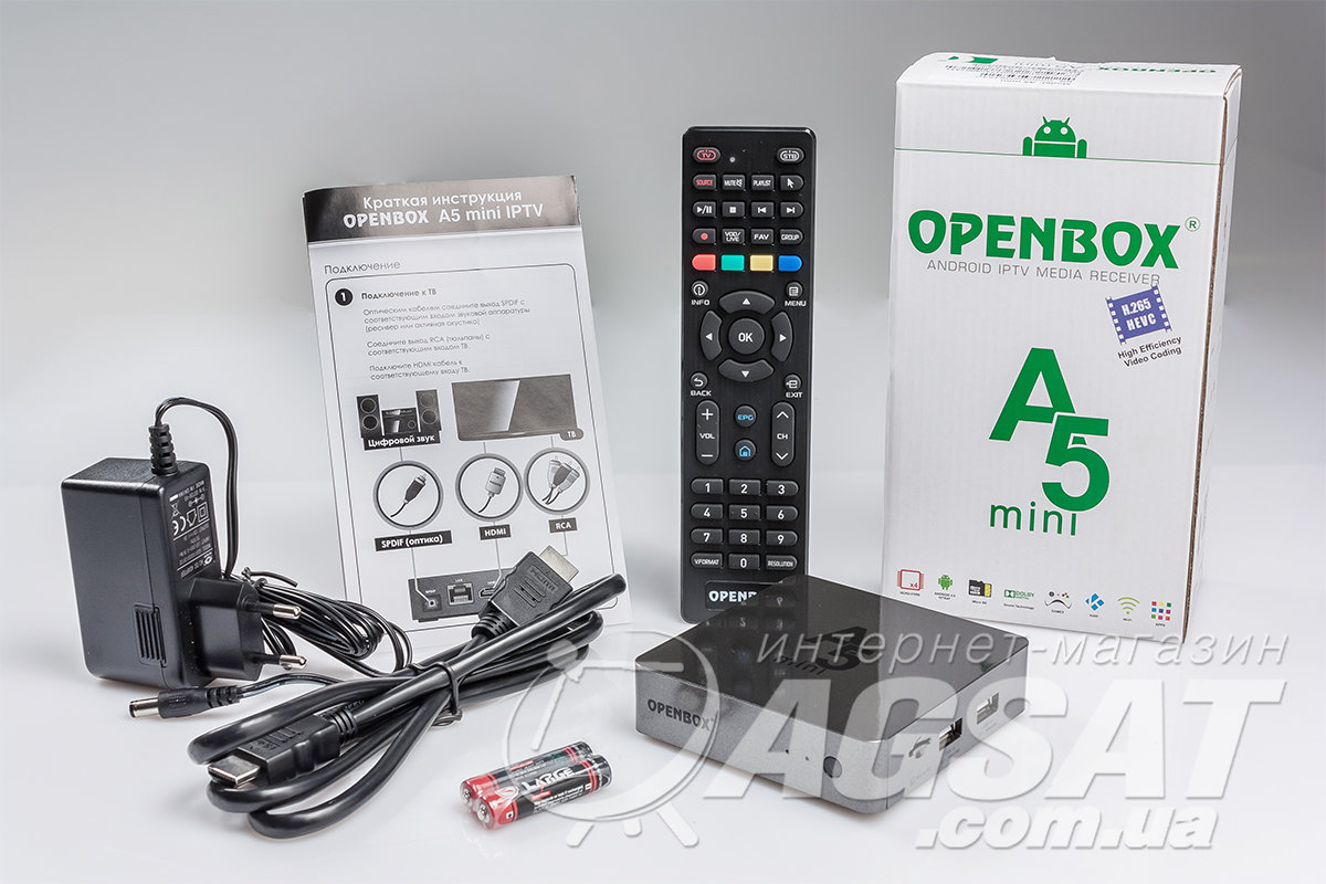 Openbox А5 Mini - Андроид Приставка для Телевизора. Цена, купить Openbox А5 Mini в Киеве.